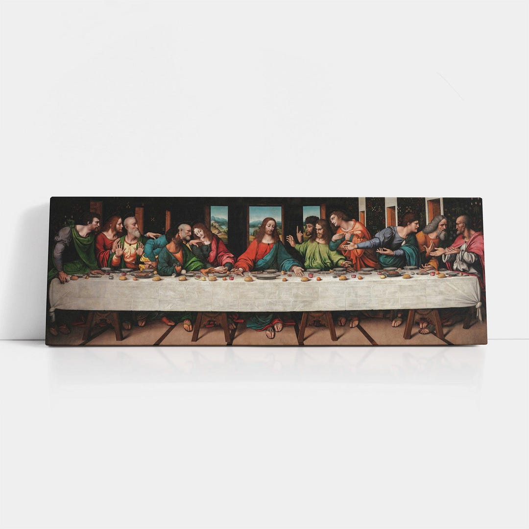 The Last Supper – Leonardo Da Vinci, Jesus With the Twelve Apostles ...