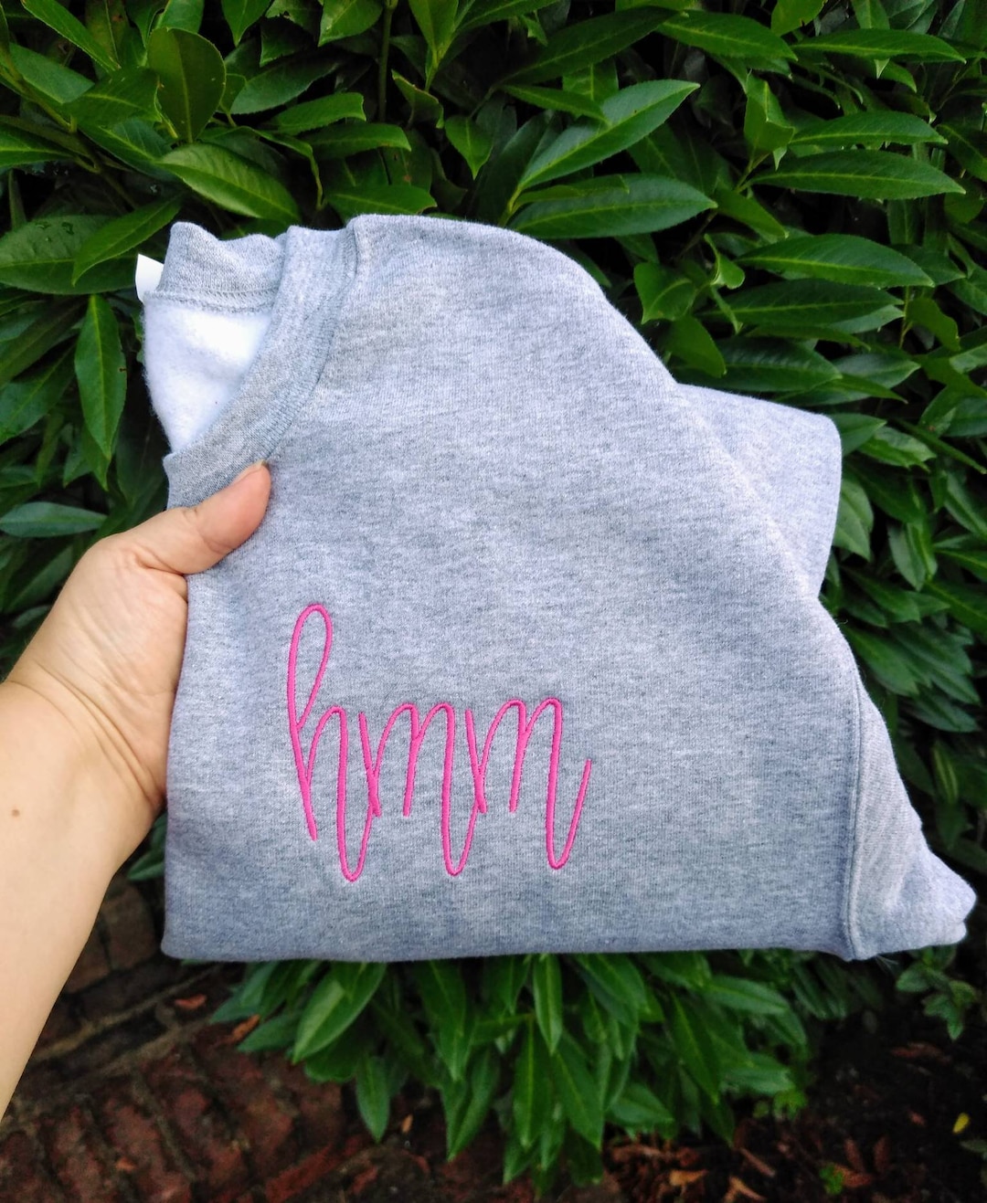 Monogram Sweatshirt - Embroidered Shirt - Crewneck Sweatshirt ...