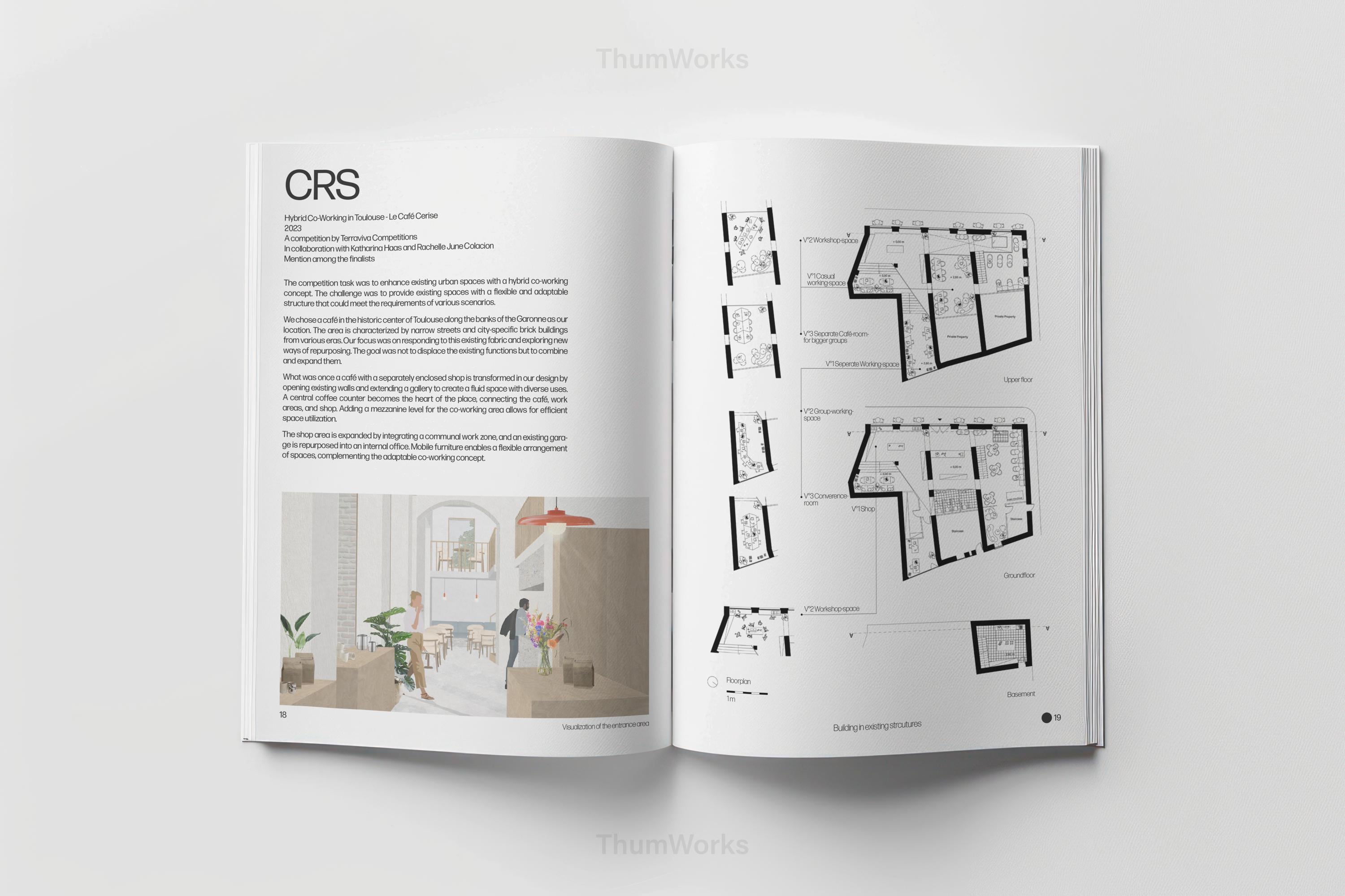 Architektur Portfolio Vorlage A4 Indesign - Etsy
