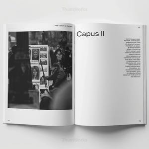 Modern Photography Magazine/book Template – Indesign A4 Layout - Etsy