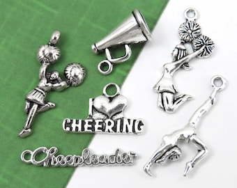 Cheerleader Charm | Etsy