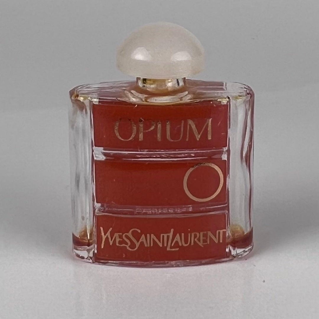Vintage YSL Yves Saint Laurent Opium Parfum Rare Empty Sample Bottle - Etsy