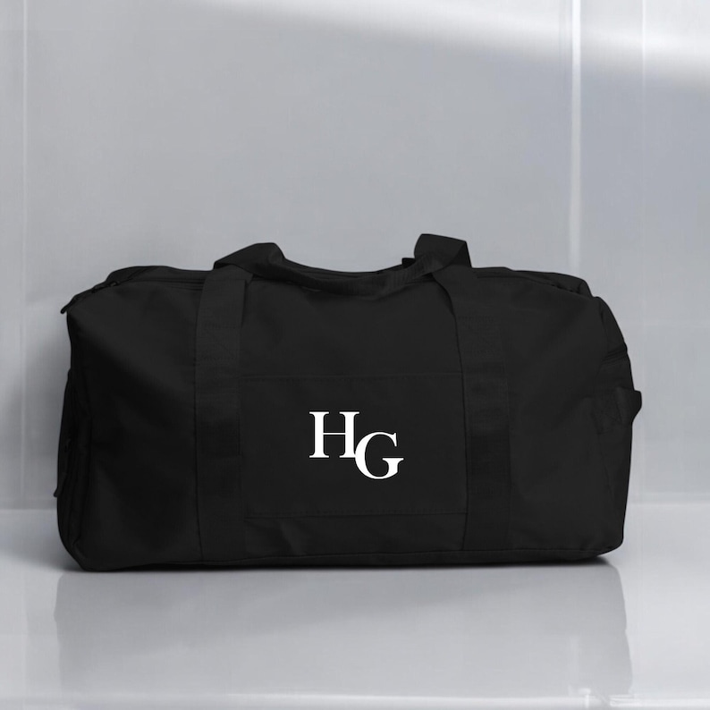 Initial Duffel Bag, Personalized Christmas Gifts, First and Last Name ...