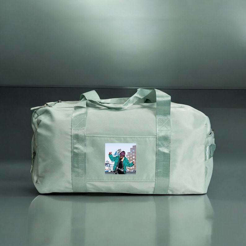 Custom Logo Duffle Bag for Business, Personalized Gym Travel Bag With ...