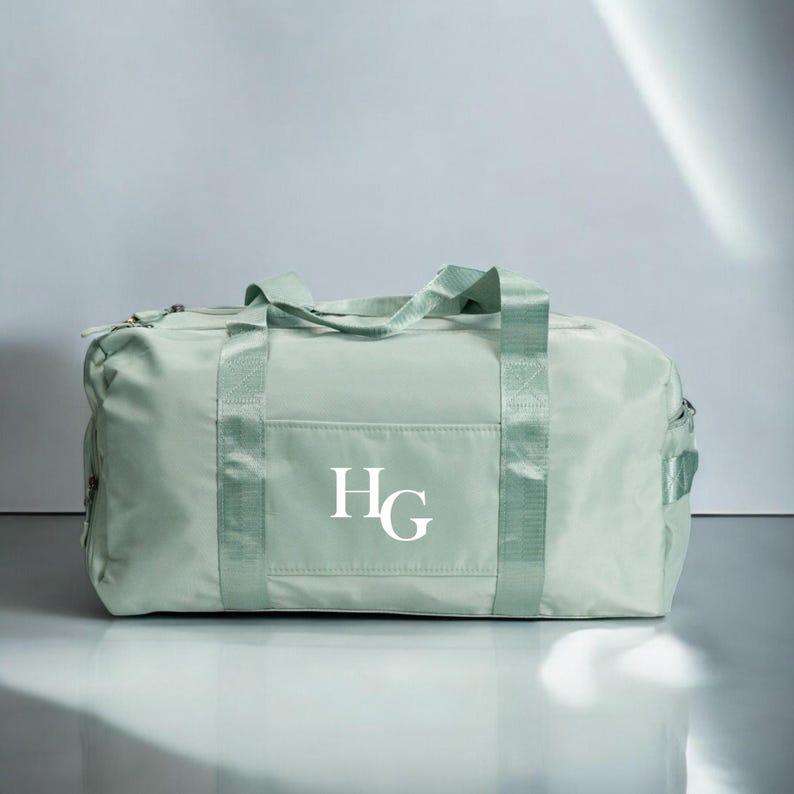 Initial Duffel Bag, Personalized Christmas Gifts, First and Last Name ...