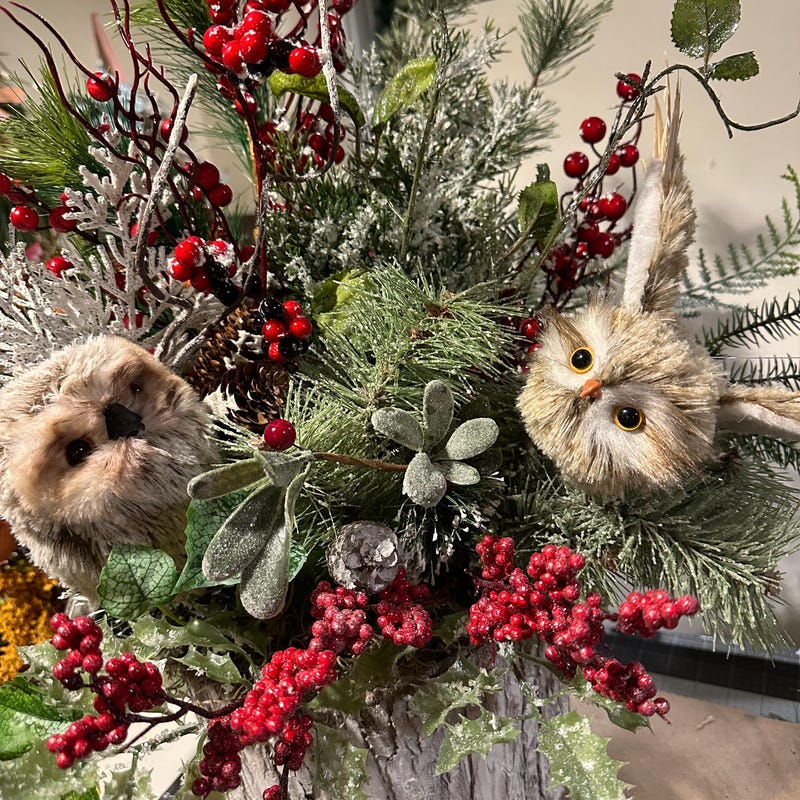 Owl Centerpiece - Etsy