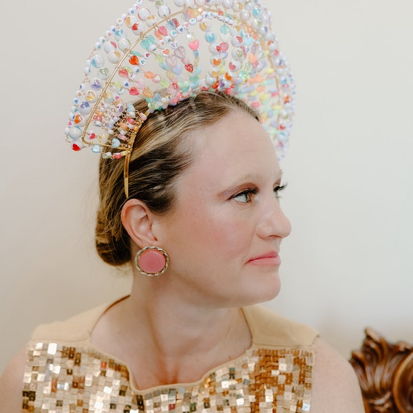 Beaded Headpiece - Etsy