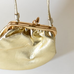 Shirl Miller Vintage Gold Purse, Made in USA, Hollywood Glam Bags ...