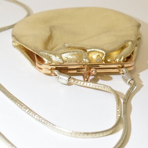 Shirl Miller Vintage Gold Purse, Made in USA, Hollywood Glam Bags ...