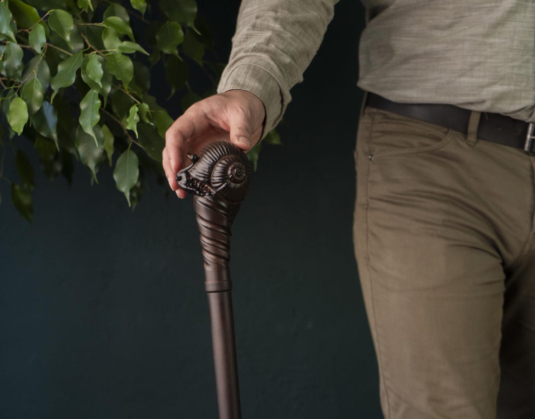 Wood Wizard Cane, Designer Cane for Men, Handmade Cane, Knob Handle ...