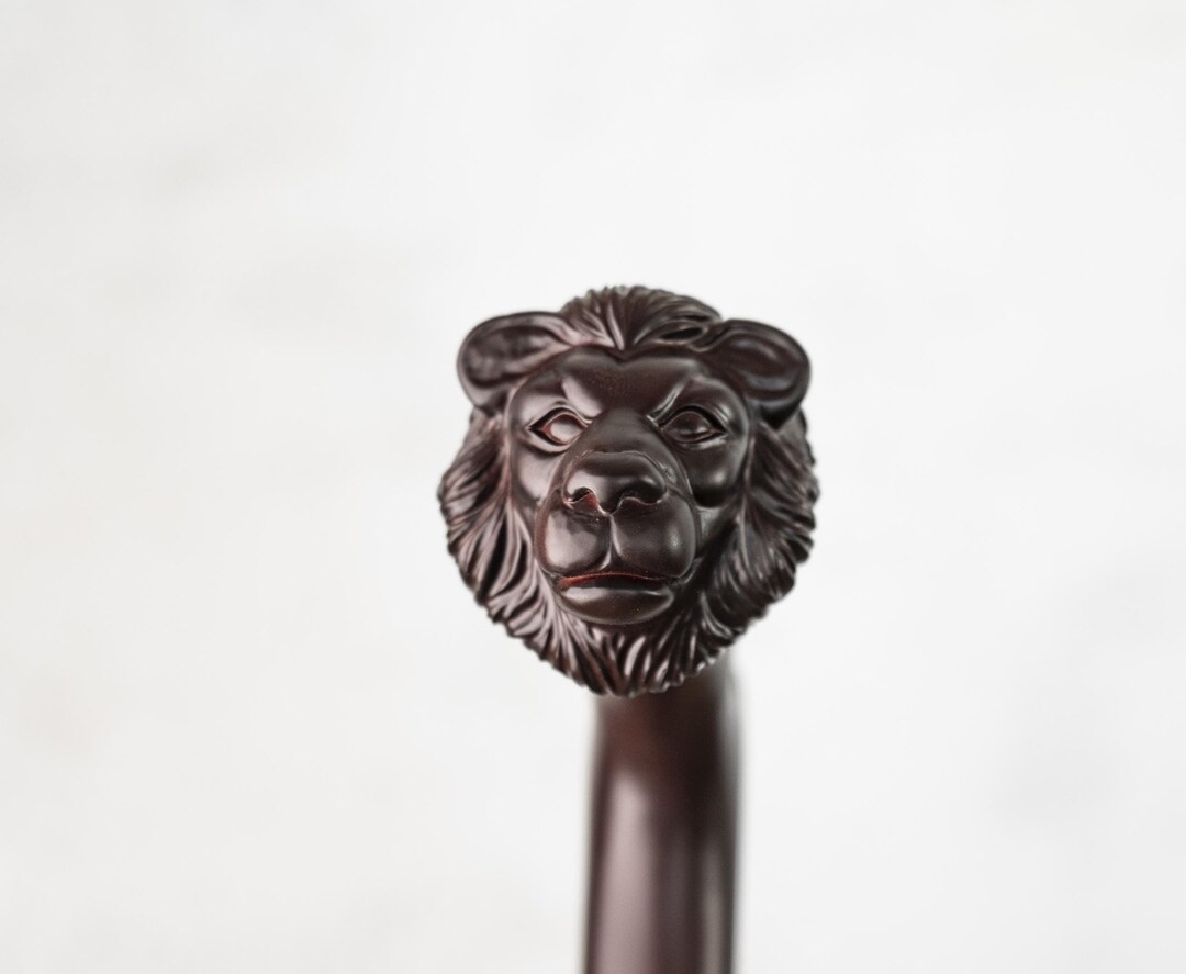 Designer Cane, Fancy Walking Stick, Men Walking Cane, Carved Lion Cane ...