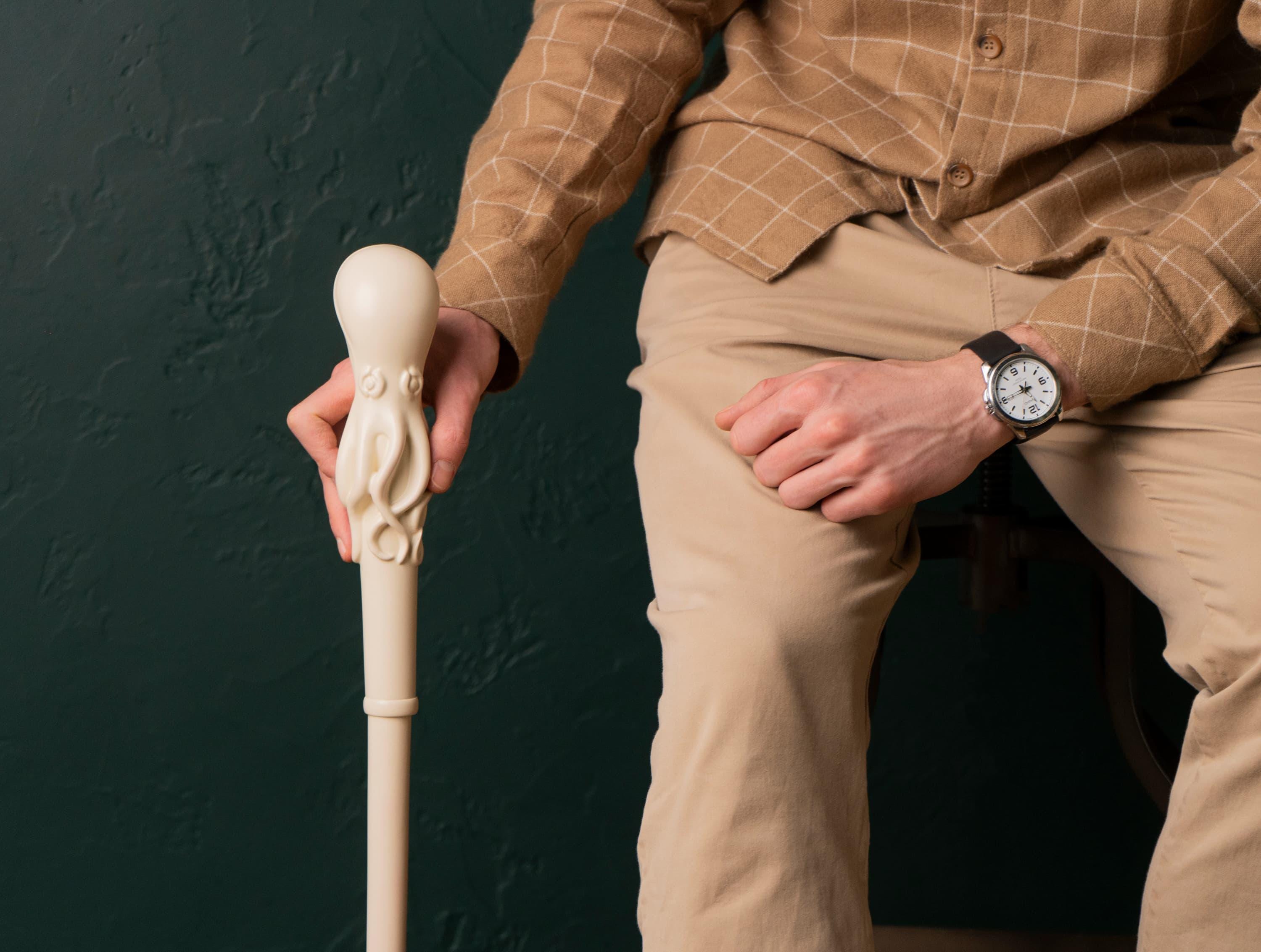 Octopus Walking Cane, Wooden Stick, Unusual Cane for Men, Unique Canes ...