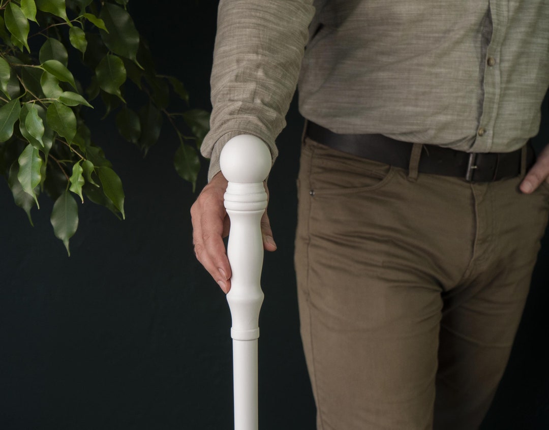 Fancy Cane, Victorian Cane, Knob Handle Cane, Hand Carved Stick, Wooden ...