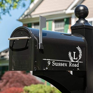 Customizable Personalized Street Address Name Mailbox House Number ...