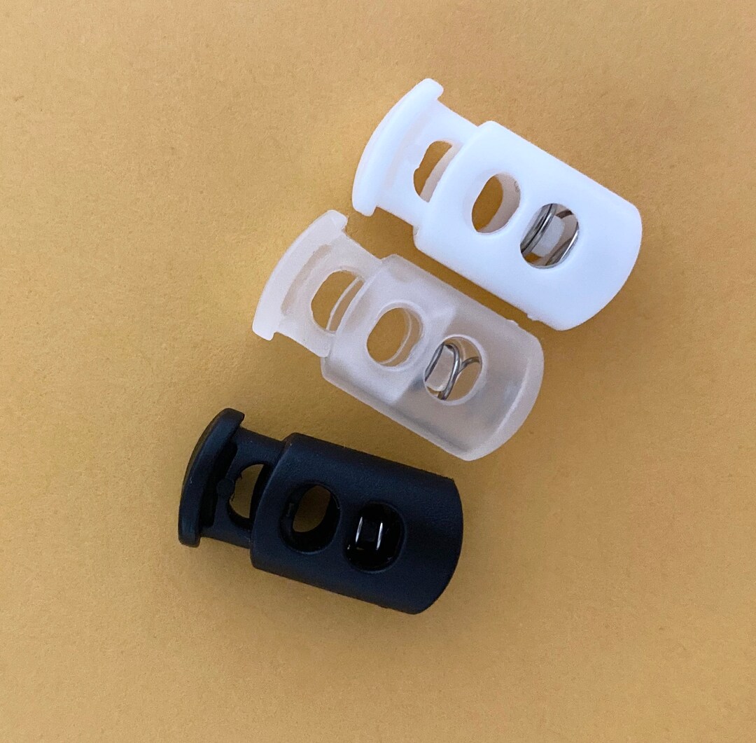 Double Hole Cord Stopper, Spring Buckle, Cord Lock, Toggle, Mask, Purse ...