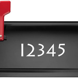 Customizable Personalized House Number Only Mailbox Street Address Name ...