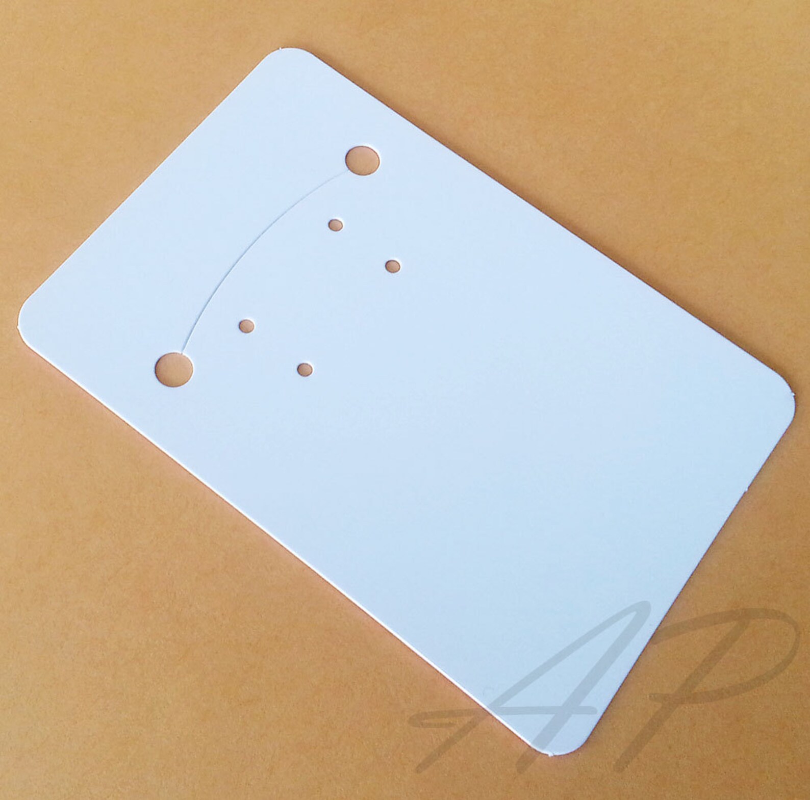 50pcs of Blank Necklace and Earrings Card in Glossy White - Etsy