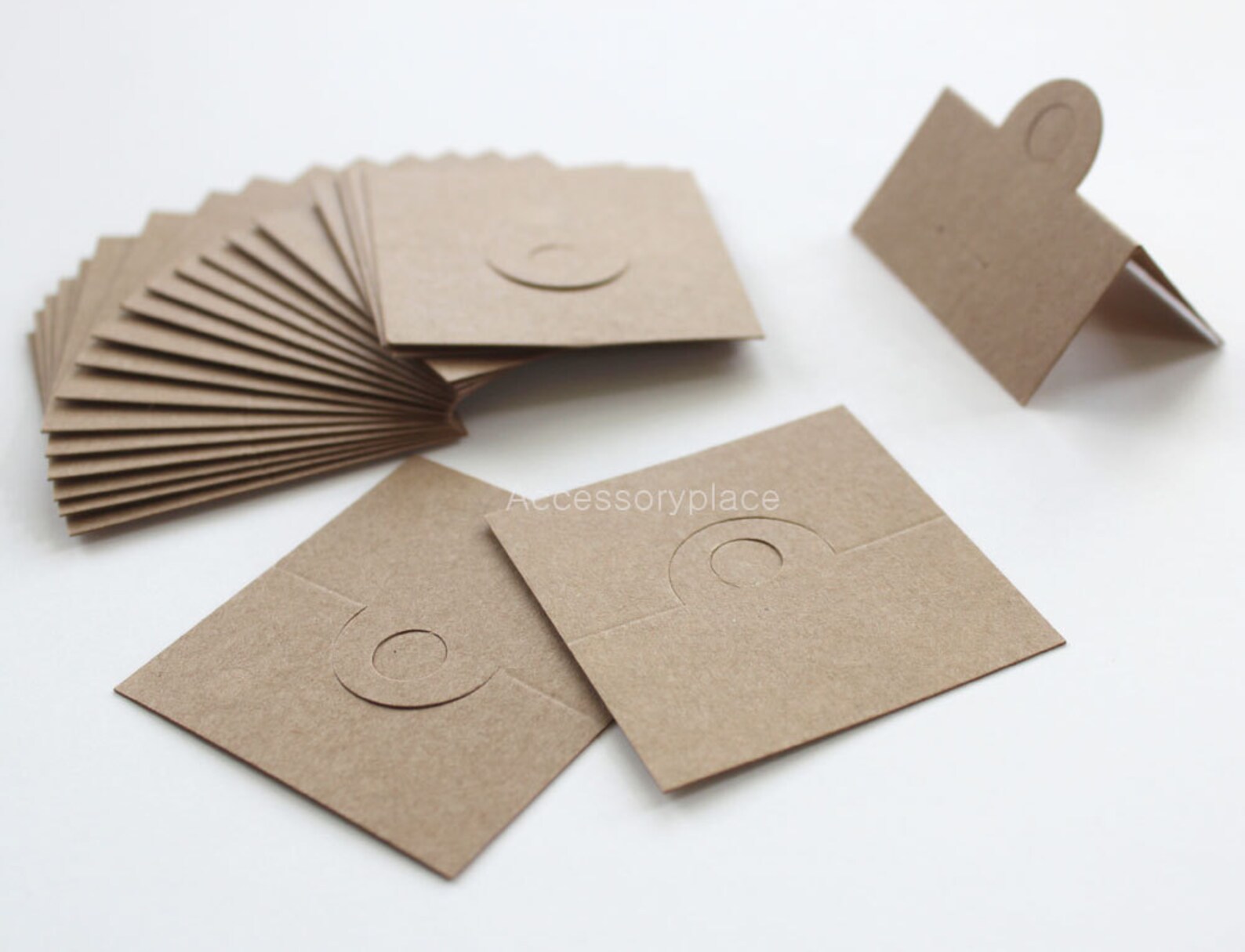 200pc Brown Blank Kraft Paper Display Gift Tag for Accessory - Etsy