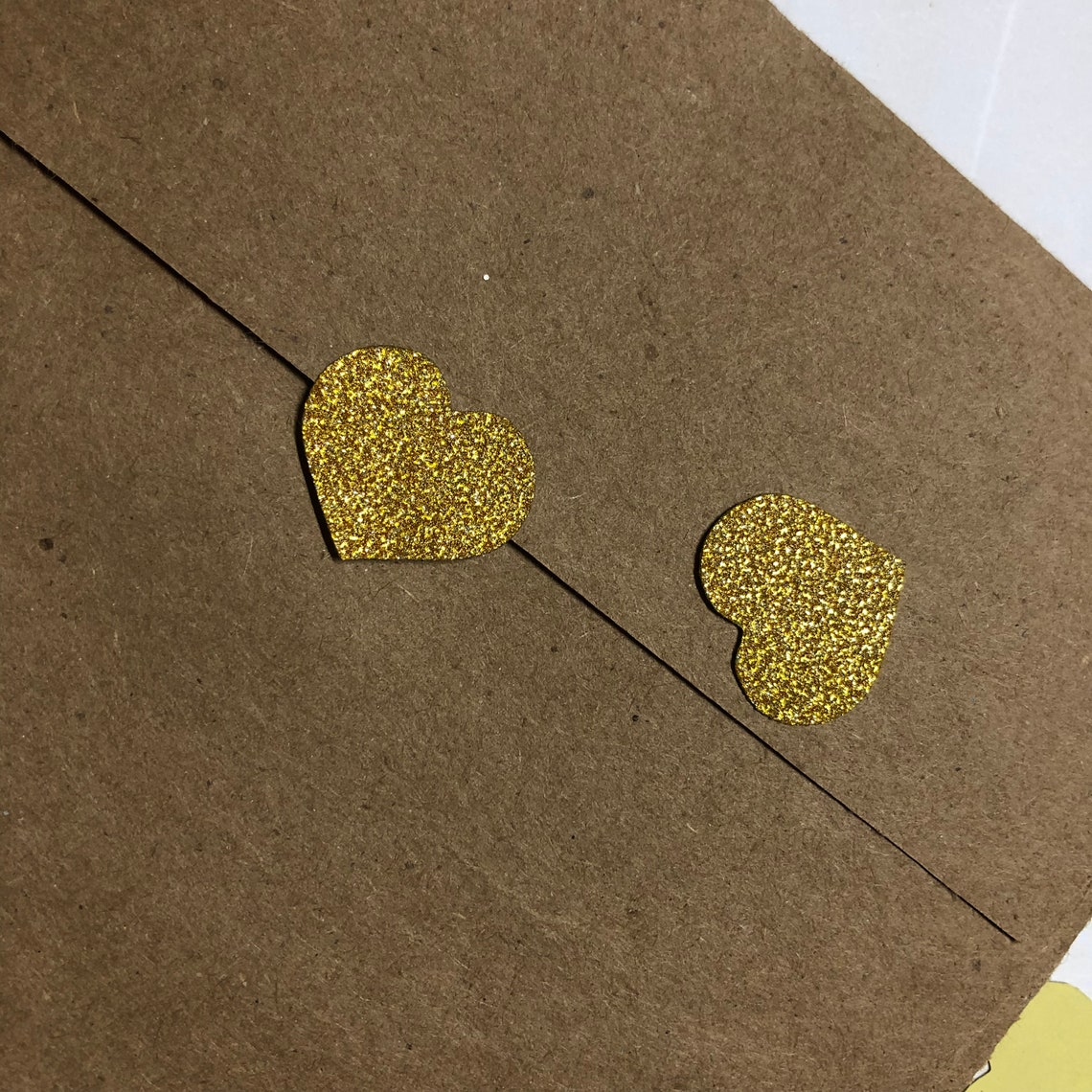 Glitter Heart Seal Sticker Wedding Birthday Shower Envelope | Etsy