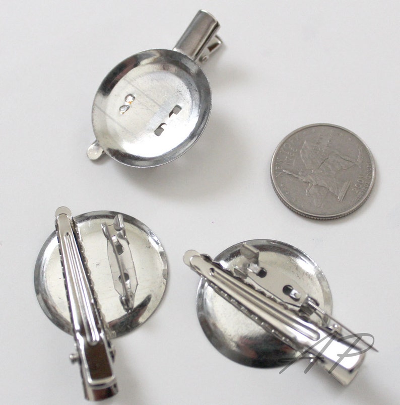 Two Way Bar Pin | Clasp Alligator Clip for Brooch (pinback) Base ...