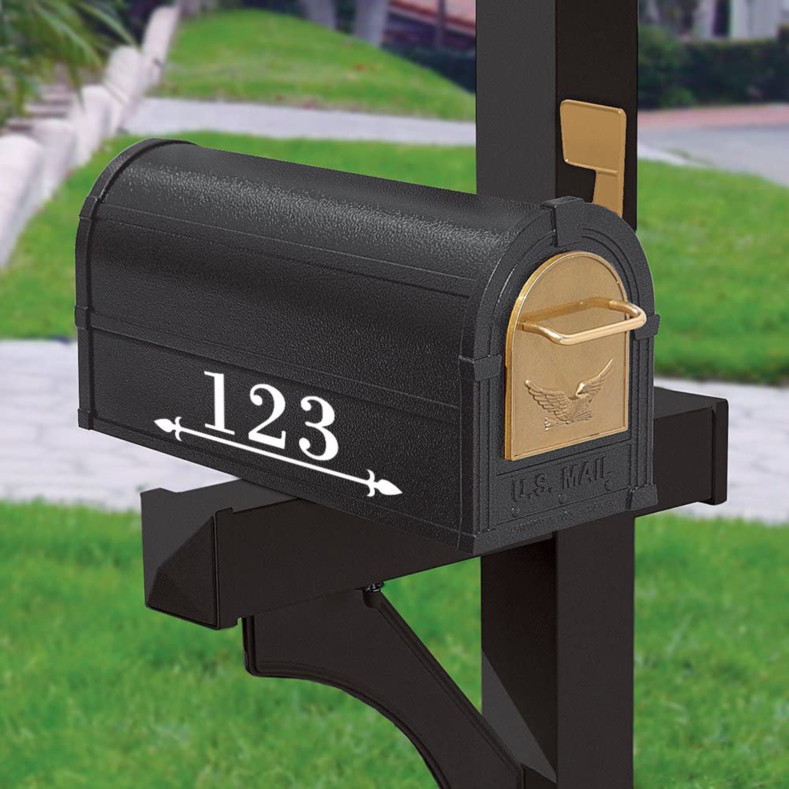 Customizable Personalized House Number Mailbox Street Address - Etsy