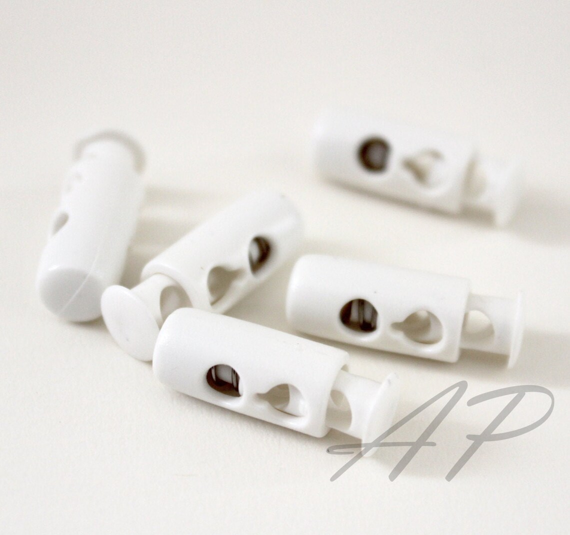 Double Hole Barrel Cord Stopper Spring Buckle Cord Toggle - Etsy