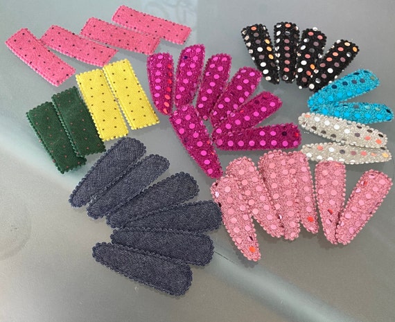 35pcs.50mm Hair Snap Clip Covers Assortment Etsy