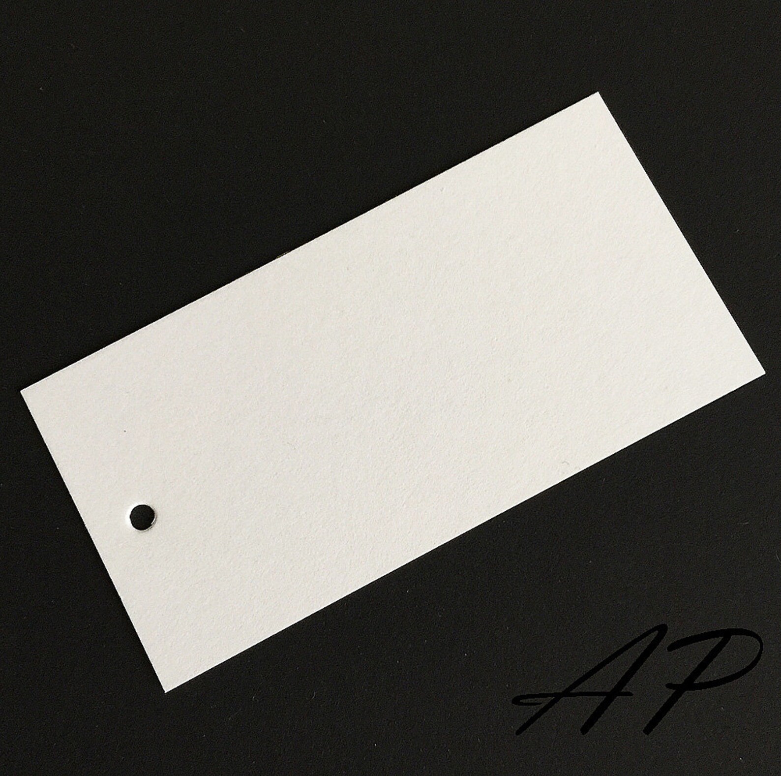 Blank White Matte Paper Card Hang Tag for Accessories, Garment(clothing ...
