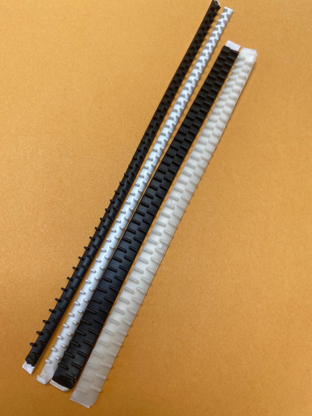 Rubber / Silcone Teeth Comb Flexible 8mm(1/3 Inch) Peel and Stick Comb ...