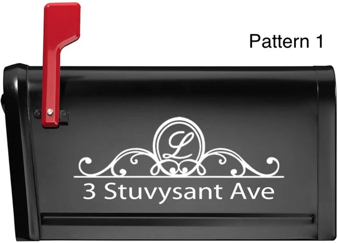 Customizable Personalized Street Address Name Mailbox House Number ...