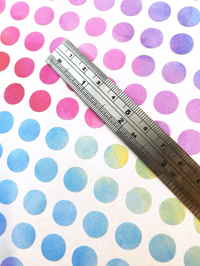 Watercolor Blank Dot Sticker Label Tracker to Do Reminder - Etsy