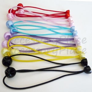 1.8mm Round Satin Elastic in Red, for Bookbinding, Hair, Mask ...