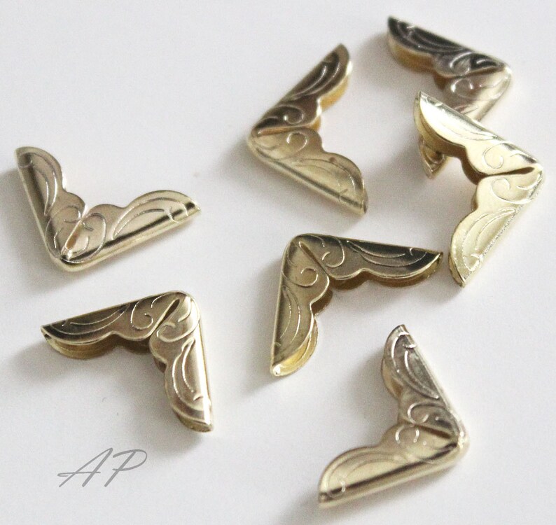 Metal Book Corner Collar Corner for DIY Book Binding Craft - Etsy