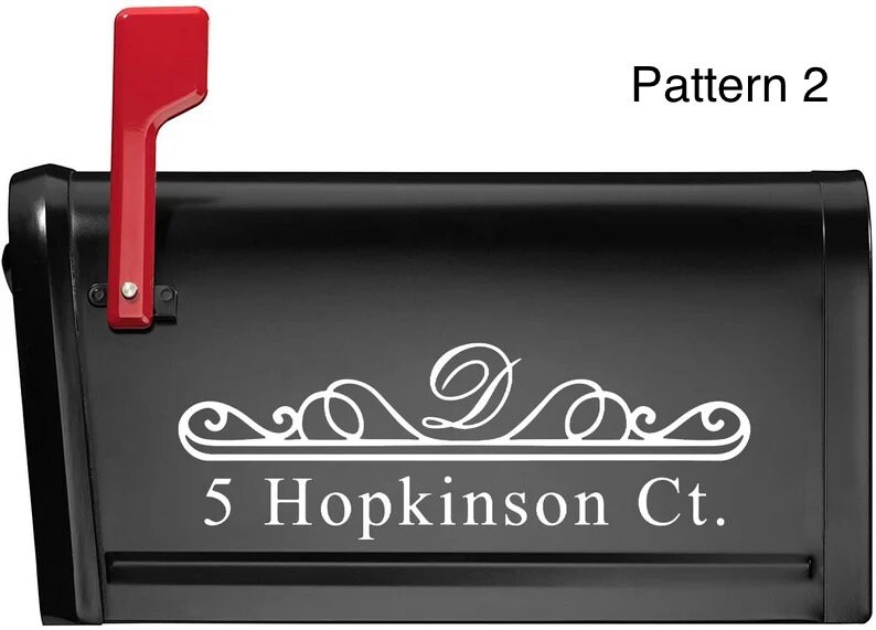 Customizable Personalized Street Address Name Mailbox House Number ...