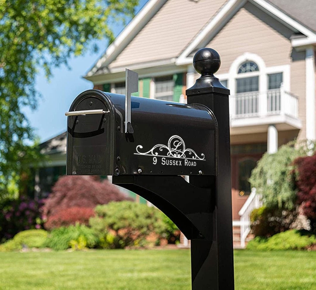 Customizable Personalized Street Address Name Mailbox House Number ...