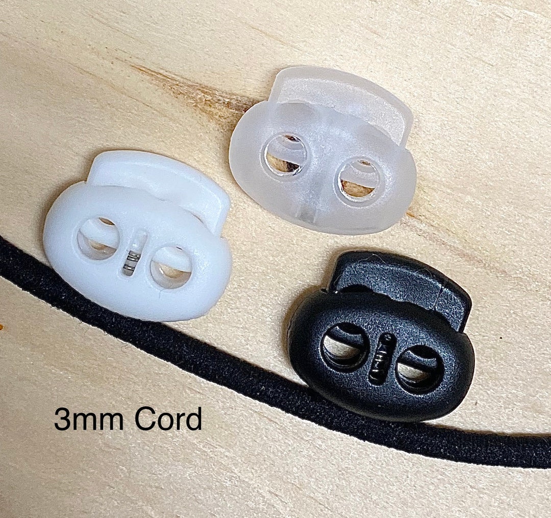 Oval Bean Cord Lock Stopper, Spring Buckle, Cord Toggle Lock, Belt ...