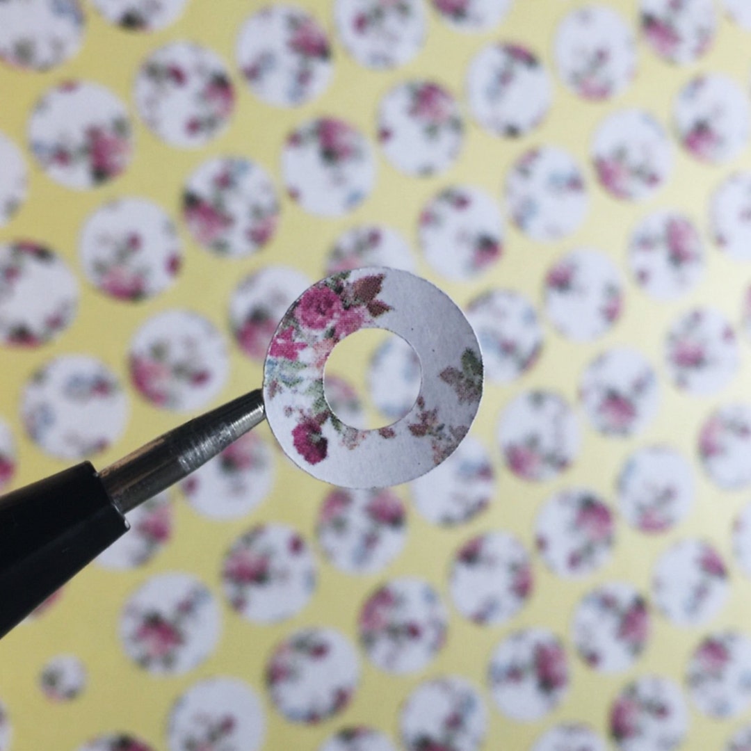 Reinforcement Stickers, Holes, Planner, Scheduler, Floral Flower Label ...