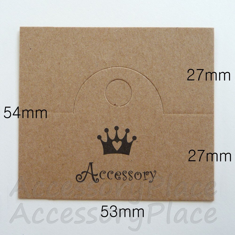 200pc Imprinted Brown Kraft Paper Display Card Gift Tag | Etsy