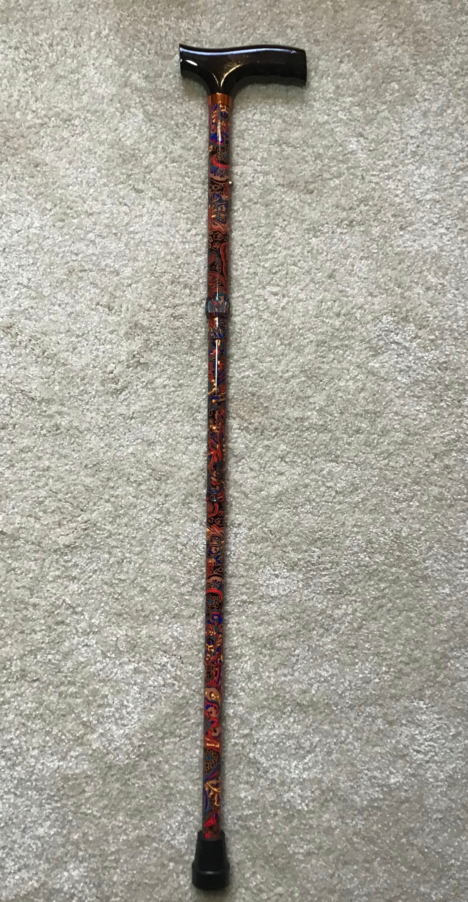 Folding Adjustable Cane Autumn Paisley - Etsy