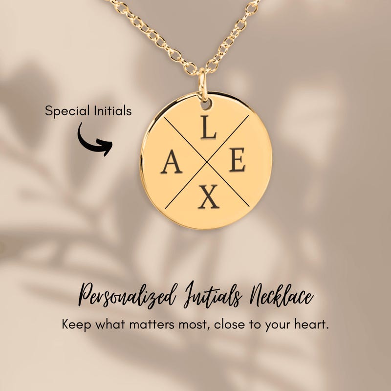 4 Initial Monogram - Etsy