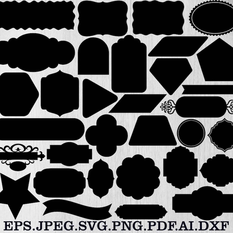 Basic Shapes Svg - Etsy