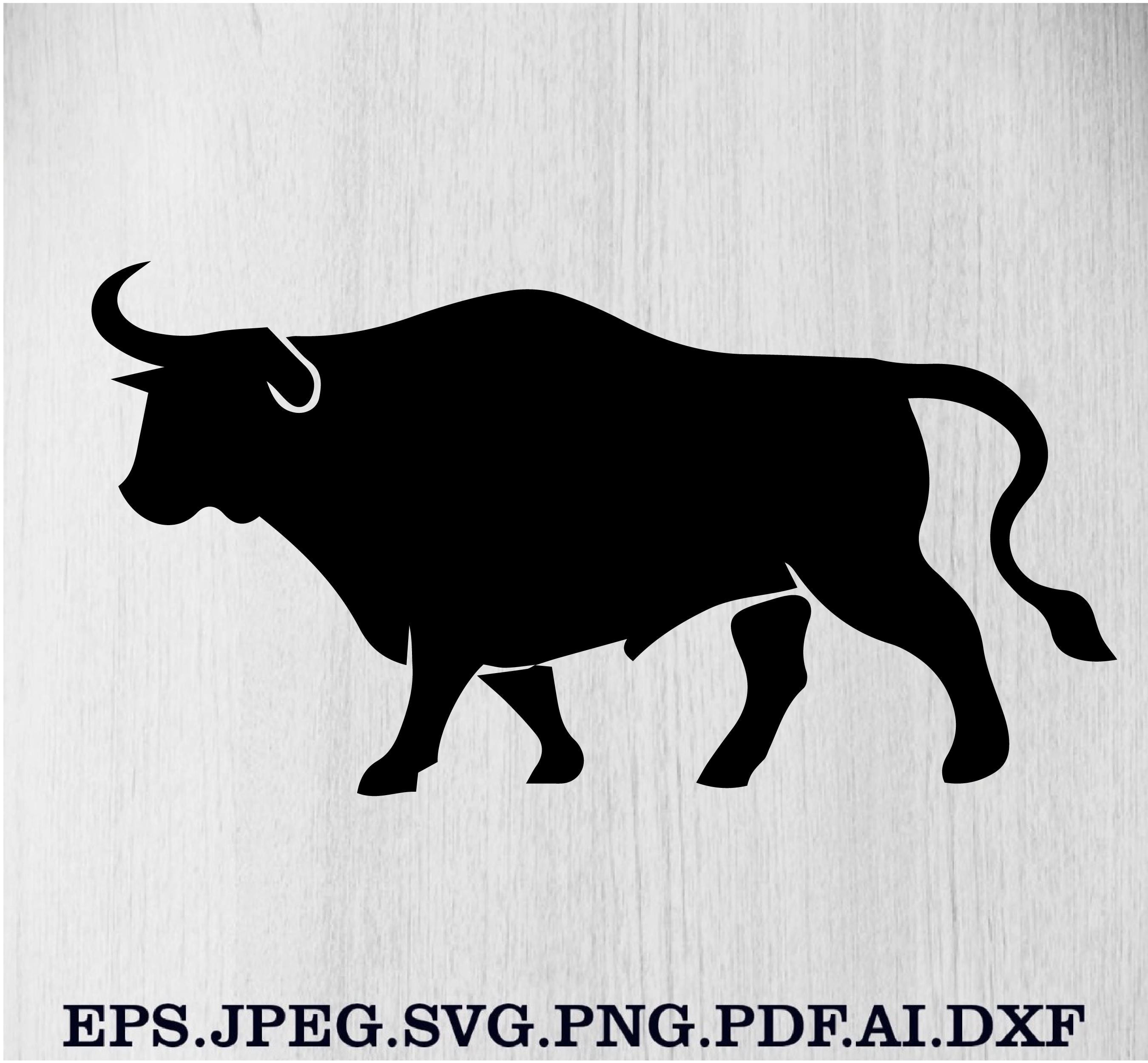 Bull Svg Bundle, Bull Png Bundle, Bull Clipart, Bull Cut Files for ...