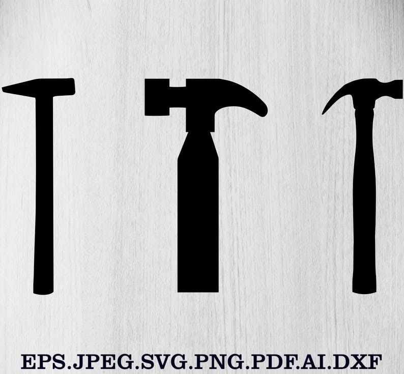 Hammer Svg Bundle, Hammer Png Bundle, Hammer Clipart, Hammer Cut Files ...