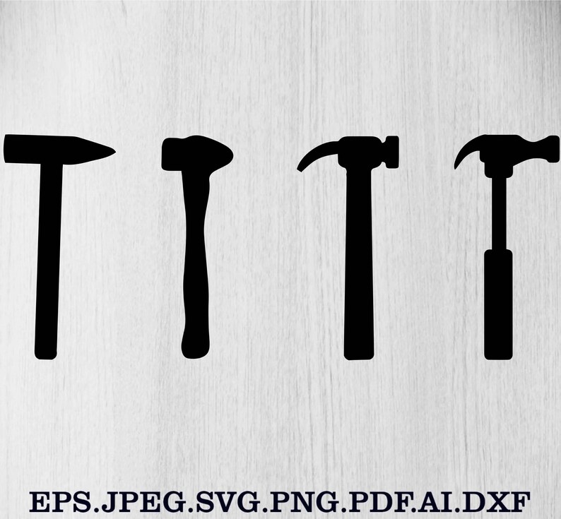 Hammer Svg Bundle, Hammer Png Bundle, Hammer Clipart, Hammer Cut Files ...