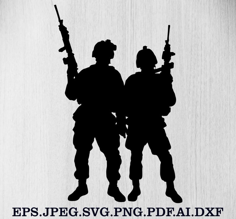 Soldiers Svg Bundle, Soldiers Clipart, Soldiers Cut Files for Circut ...