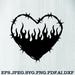 Flame Hearts Svg Bundle, Heart Svg Bundle, Fire Hearts Svg Bundle ...