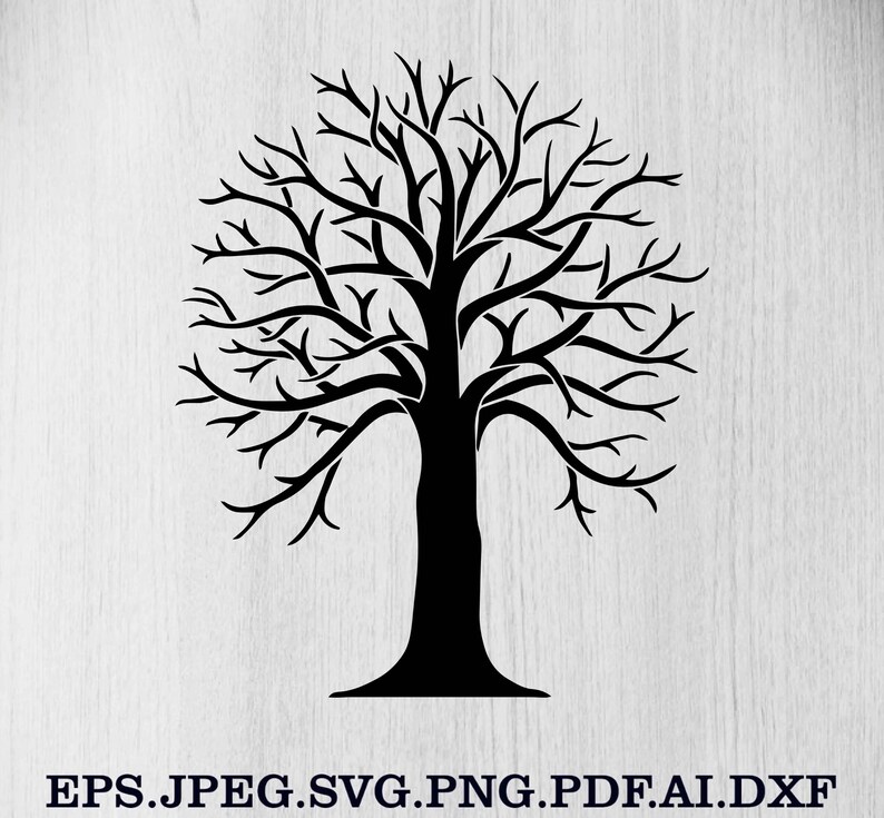Bare Tree Svg Bundle, Bare Tree Png Bundle, Bare Tree Silhouette, Bare ...