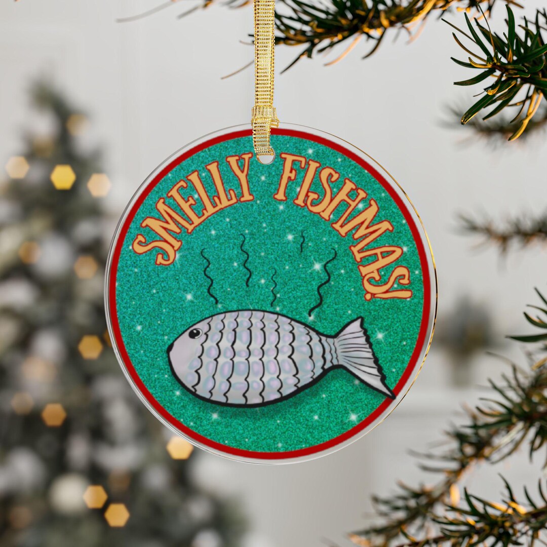 Funny smelly Fishmas Christmas Tree Decoration / Christmas Gift - Etsy