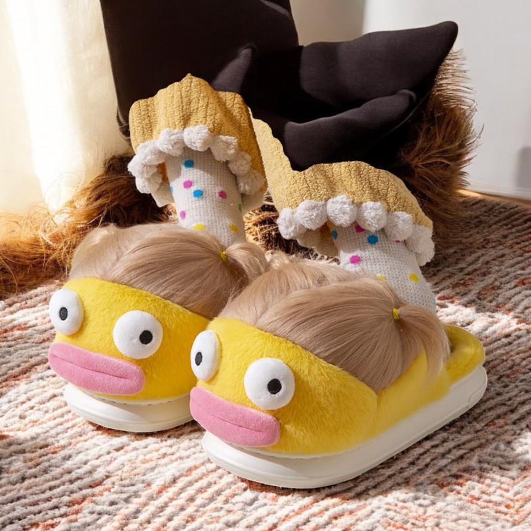 2024 New Personality Fluffy Slippers for Women Funny Fuzzy Designer ...