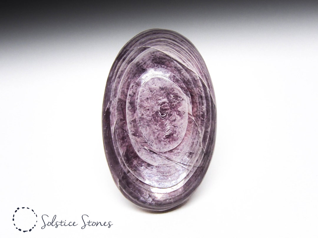 Lavender LEPIDOLITE Crystal, Purple Lithium Mica, Small Palm Stone ...